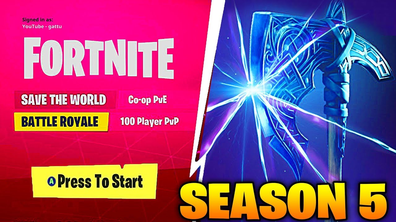FORTNITE SEASON 5 WORLDS COLLIDE – VIKINGS THEME IN BATTLE PASS ...