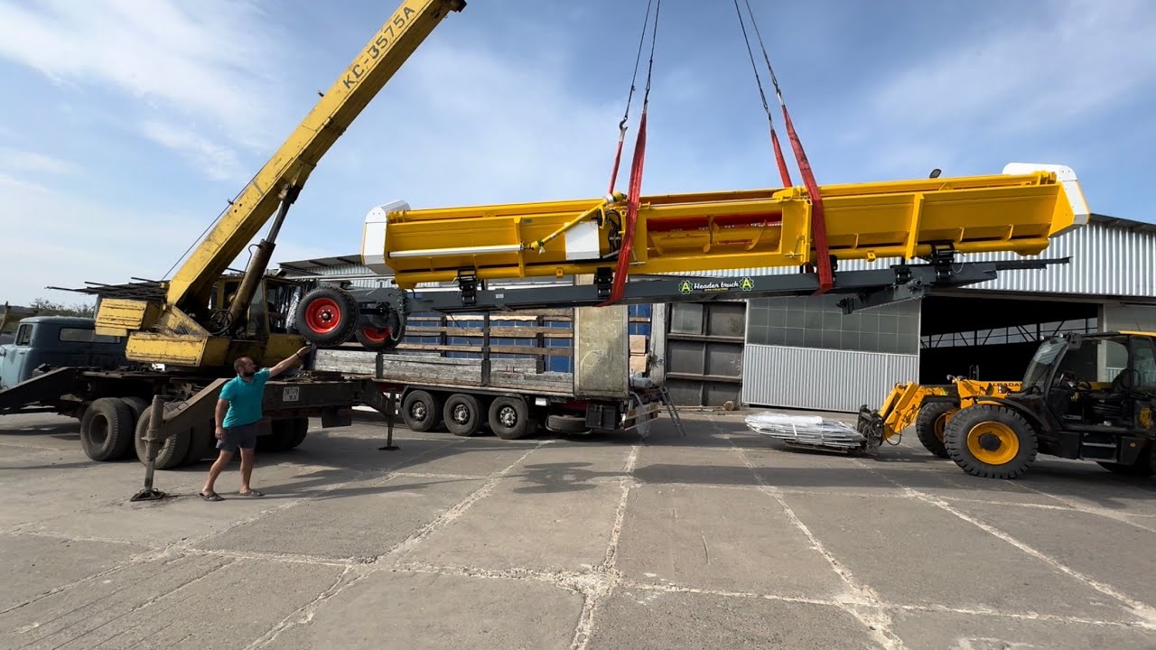 😱Ексклюзив‼️жатка на сонях‼️працює🔥вже в нас на базі ‼️🛠🚜💛💙 - YouTube