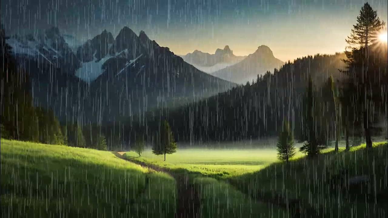 [S'endormir] Son de pluie pour un sommeil profond, pluie douce et ...