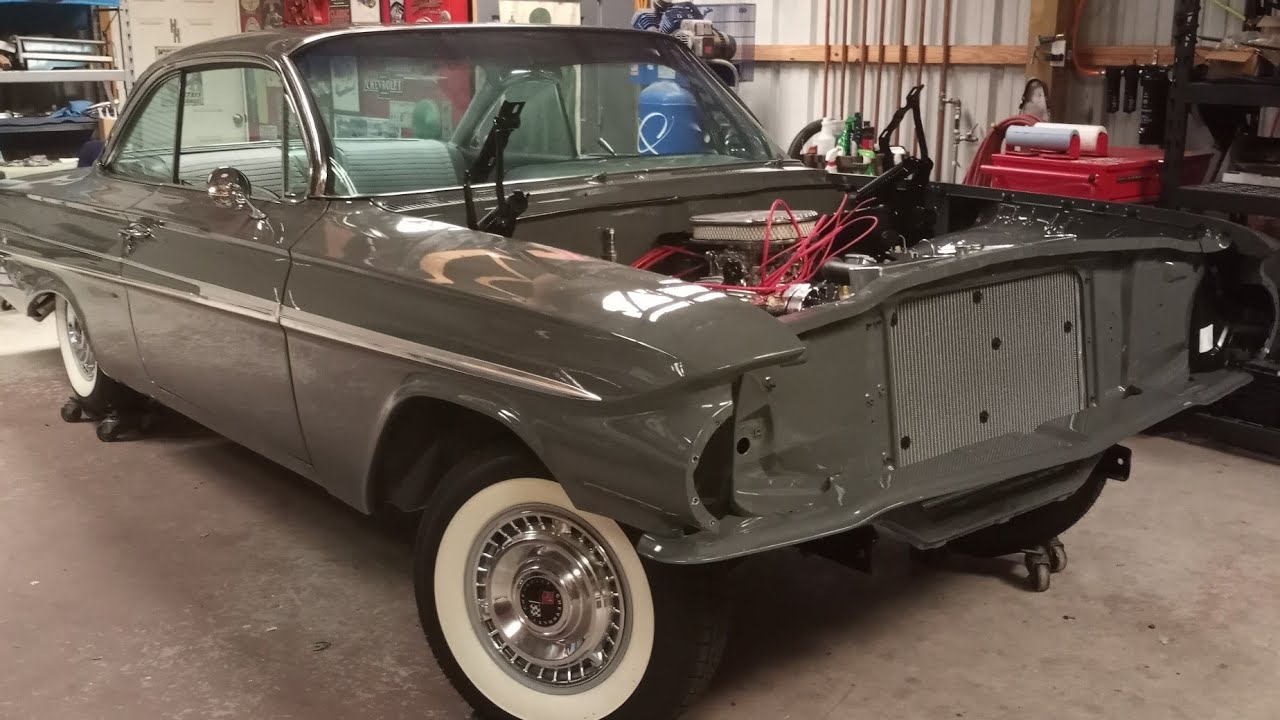 1961 IMPALA FRONT END ASSEMBLY - YouTube