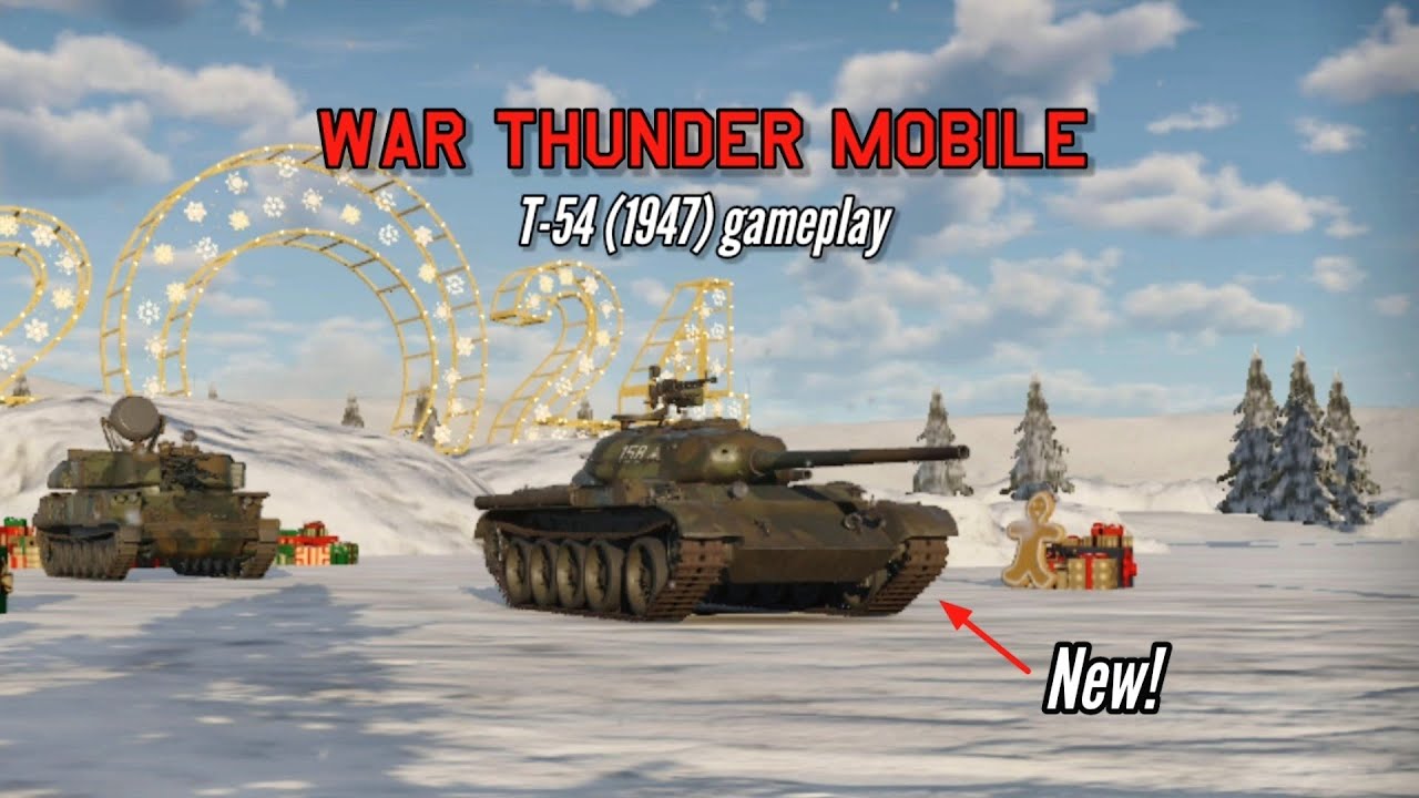 NEW! T-54 (1947) gameplay - War Thunder mobile - YouTube