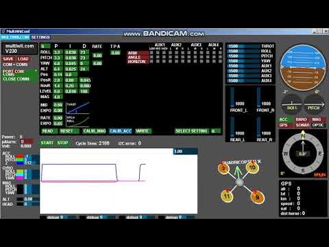 PID Tuning - MultiwiiConf Multiwi GUI - YouTube