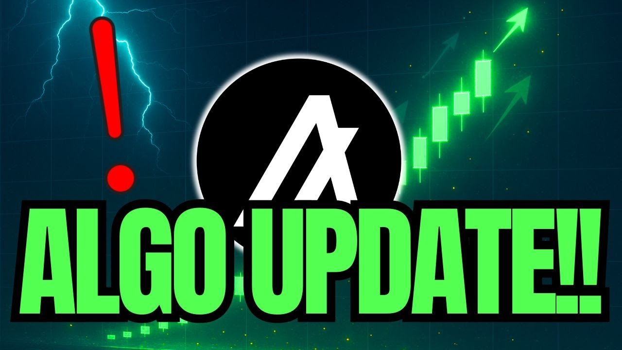 ALGORAND (ALGO) IS STARTING TO MAKE MOVES HERE !!! | HOLDERS LISTEN UP | ALGORAND PRICE ...