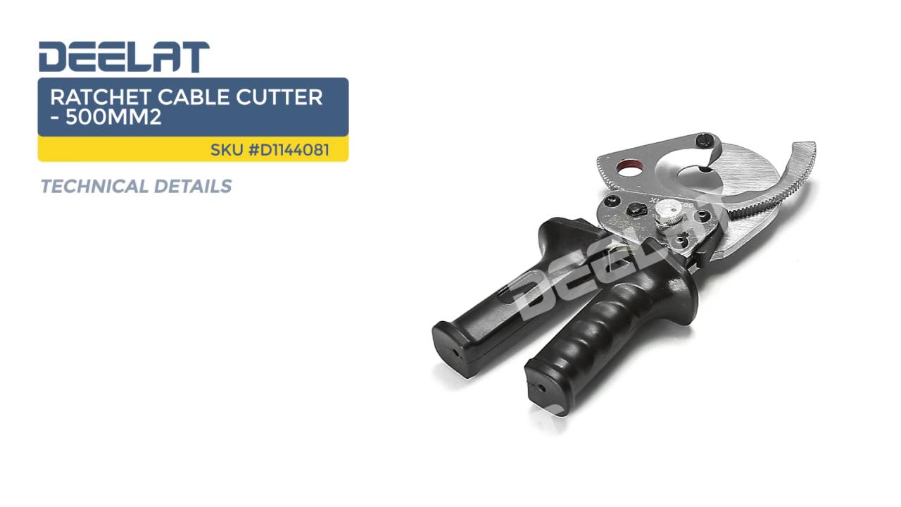 Ratchet Cable Cutter - 500mm2 - YouTube