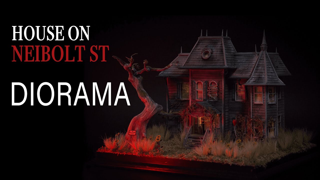 Miniature 'IT' DIORAMA - House on Neibolt St. - YouTube