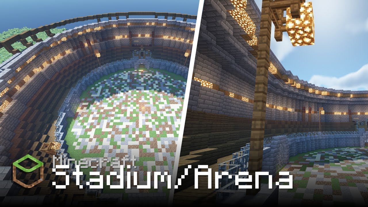 Minecraft: Stadium/Arena (Building Timelapse) - YouTube