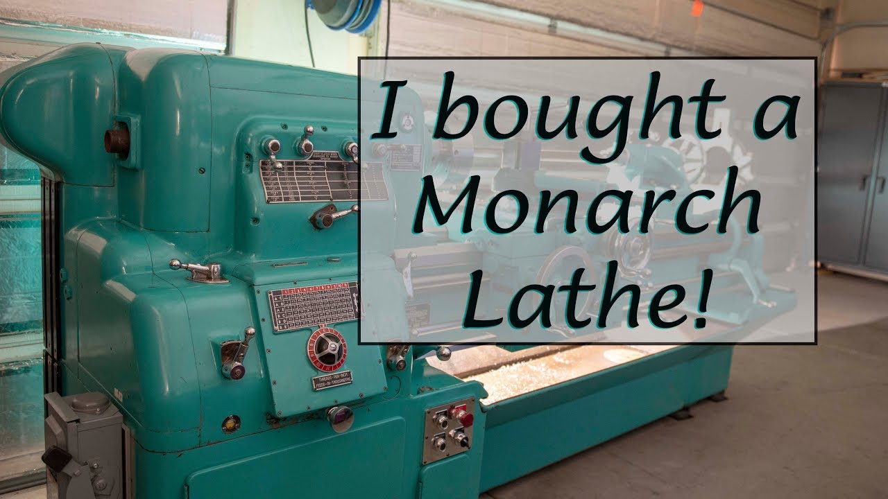 New Monarch Lathe! Series 60 22.5" x 54" 10 horsepower! - YouTube
