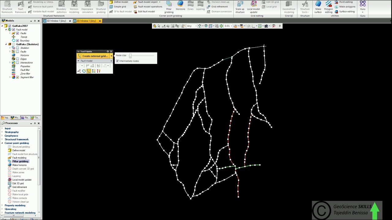 How to set external boundary in 3D Grid - Petrel - YouTube