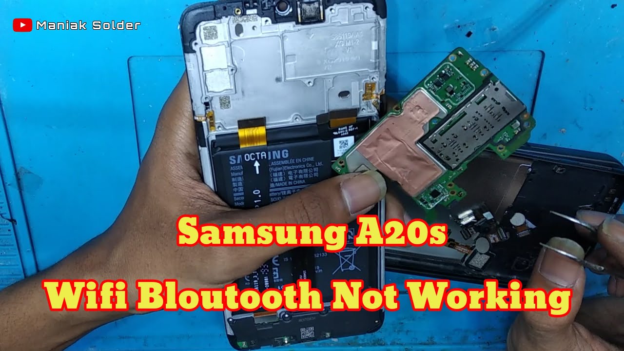 Perbaikan Samsung A20s Wifi & Bloutooth Not Working - YouTube