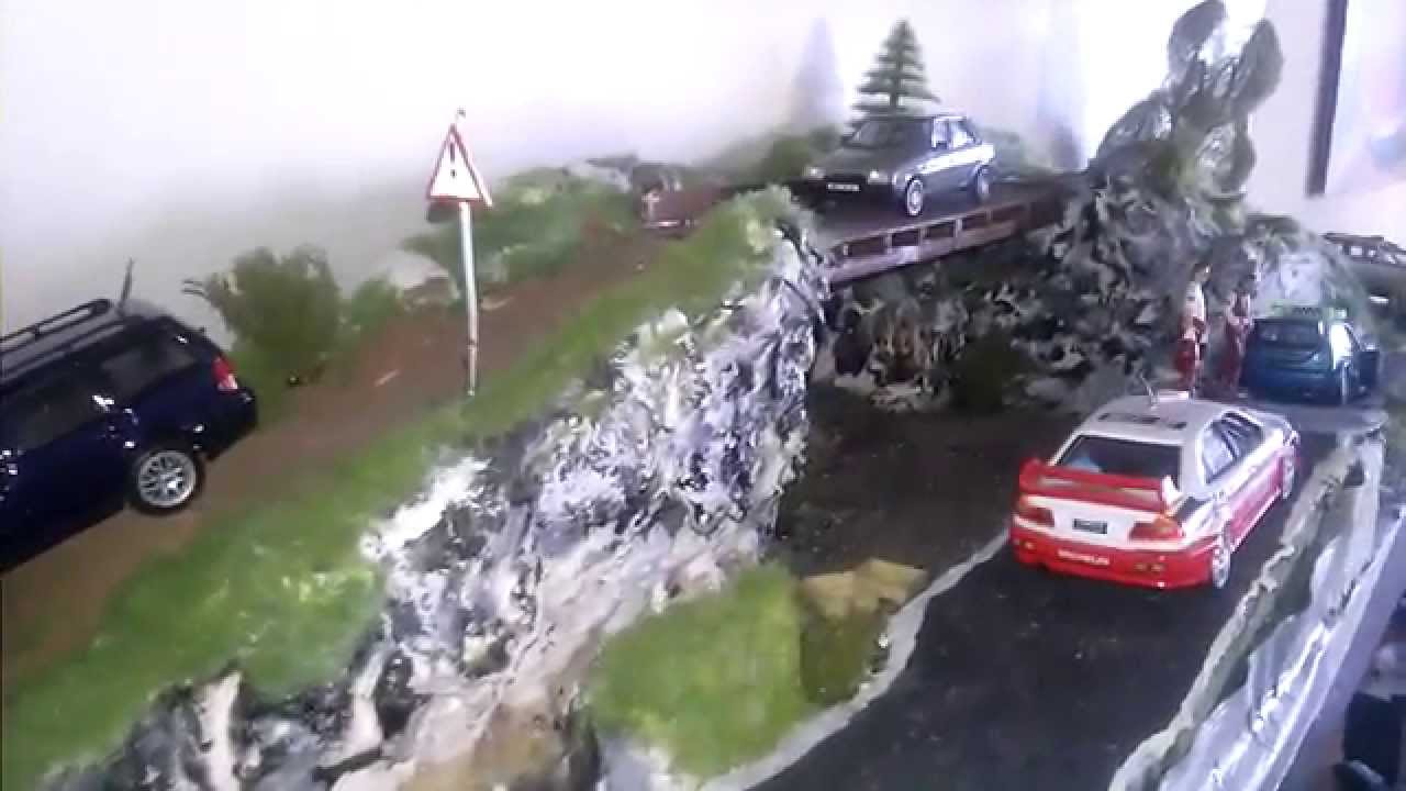 Road rally diorama 1:43 - YouTube