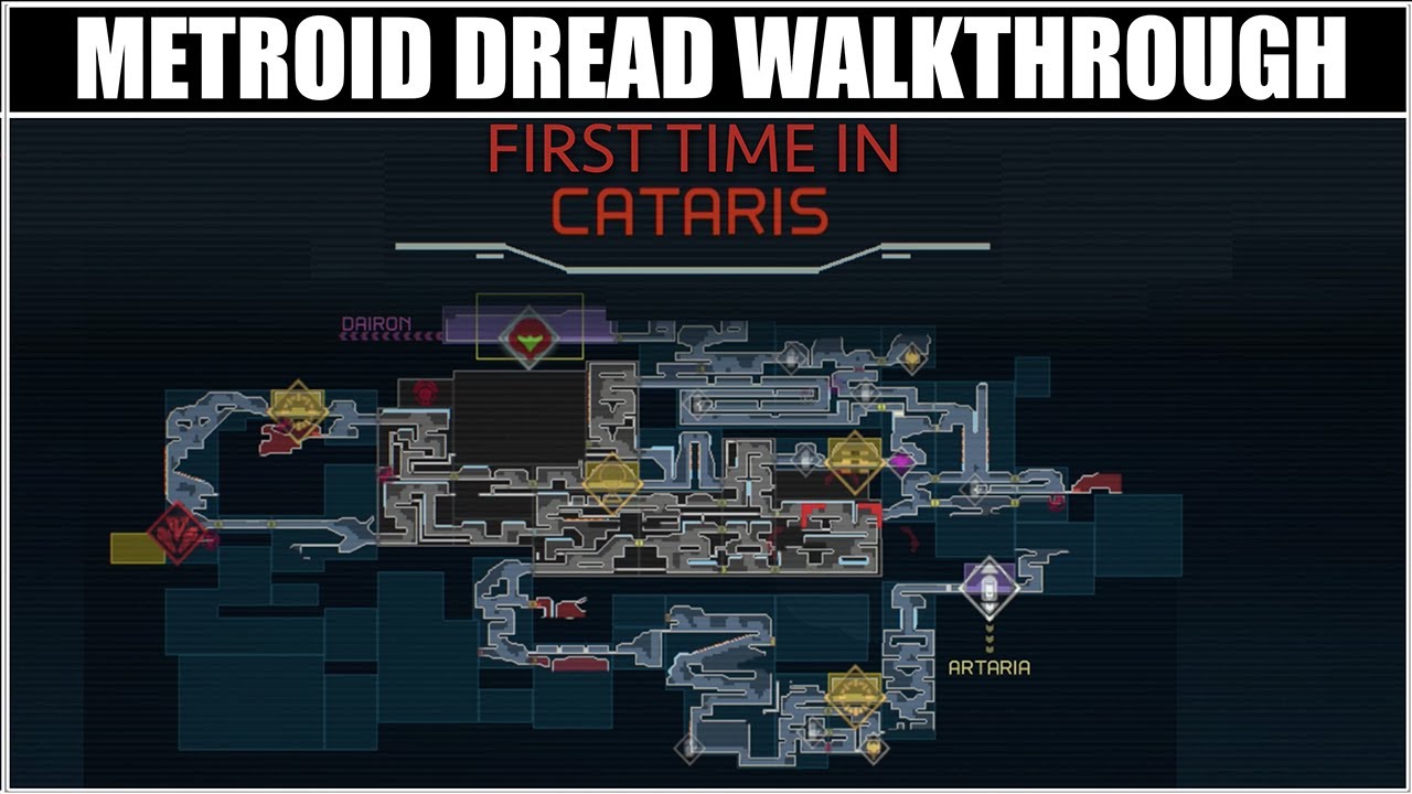 Metroid Dread Walkthrough (Part 2) - First Time in Cataris and ...