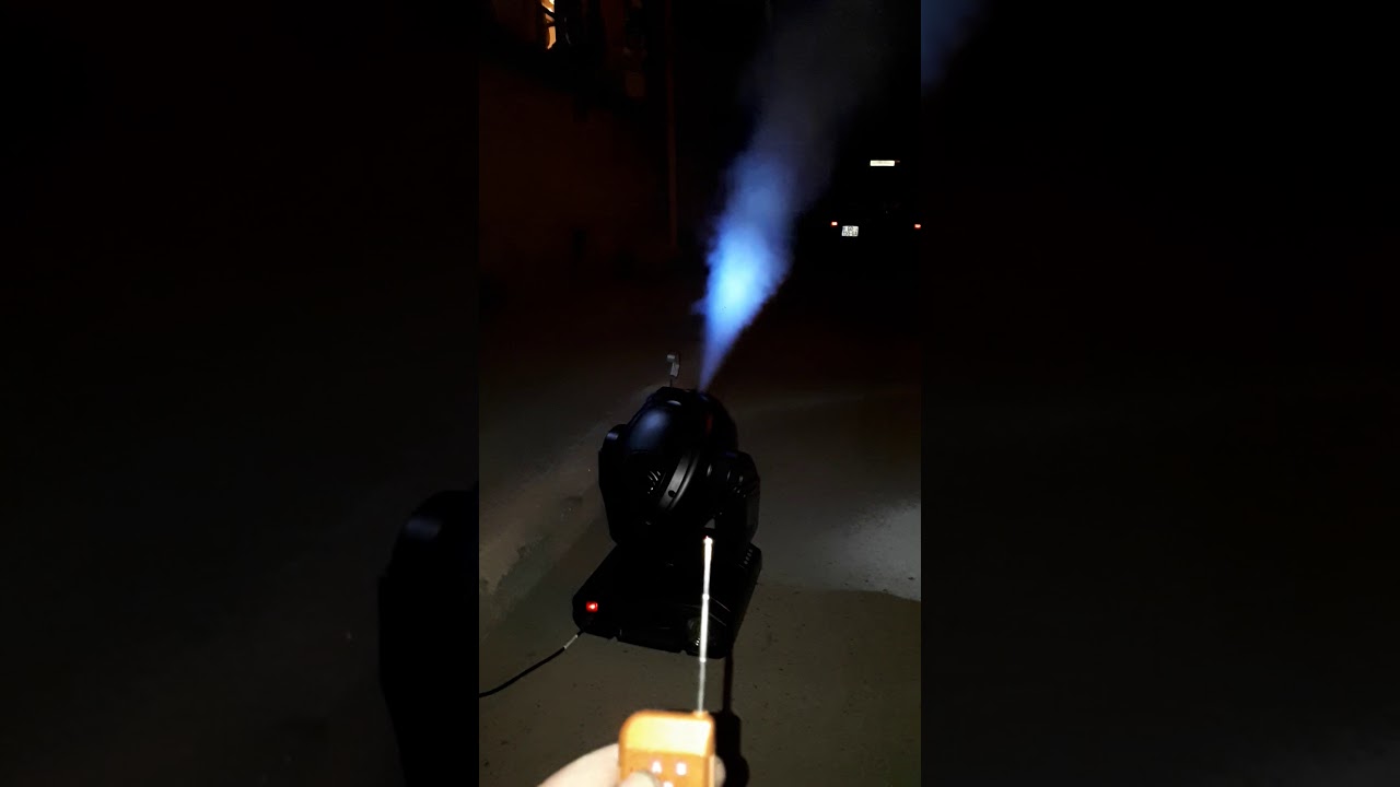 moving head smoke machine home made - YouTube