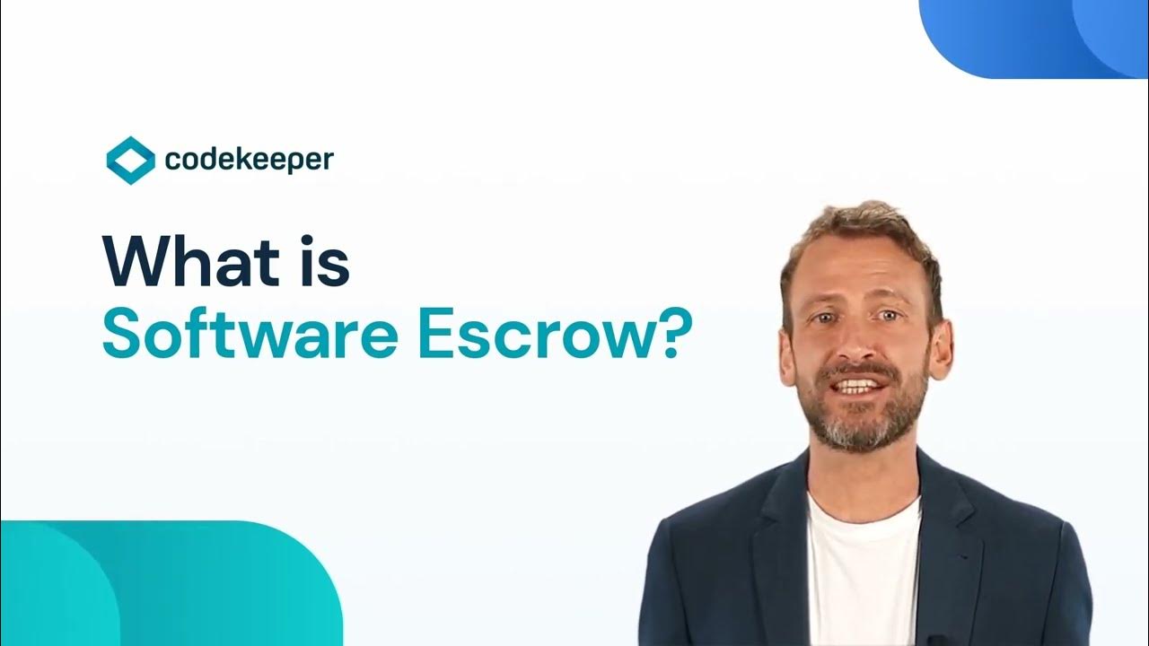 What is Software Escrow? - YouTube