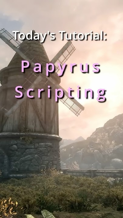 Day 15 of making a Skyrim Follower Mod - Papyrus Scripting (Part 1???) #skyrimmodding #modding ...