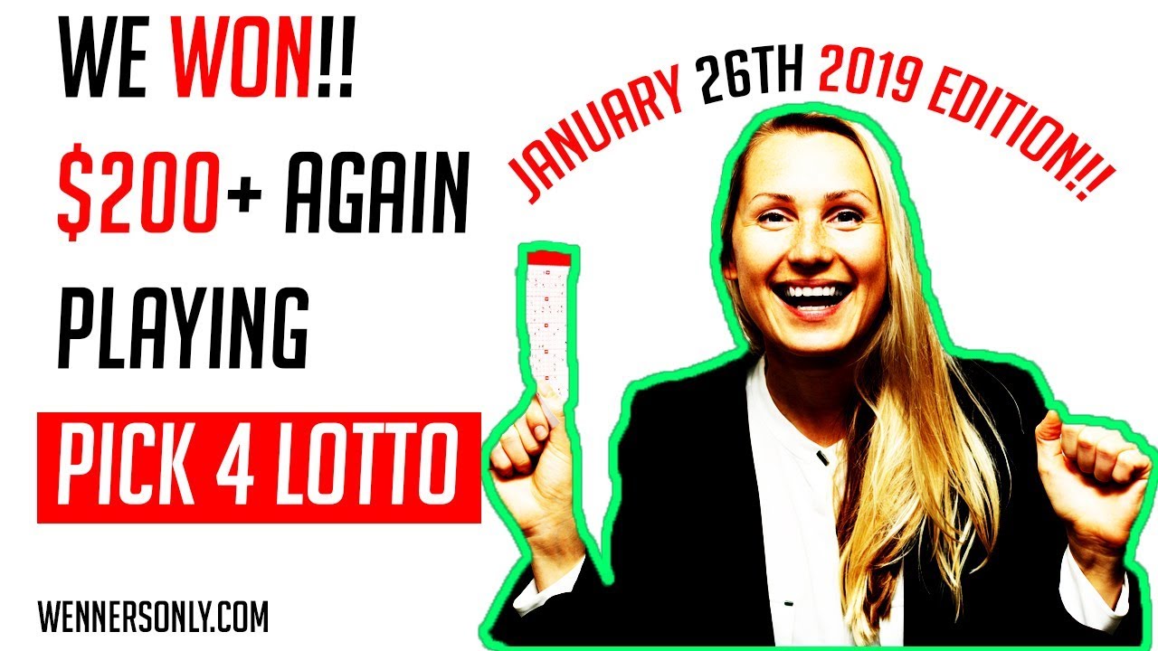 WE WON BIG AGAIN PLAYING OLG LOTTO PICK 4 JAN 26 2019 | Lotto ...