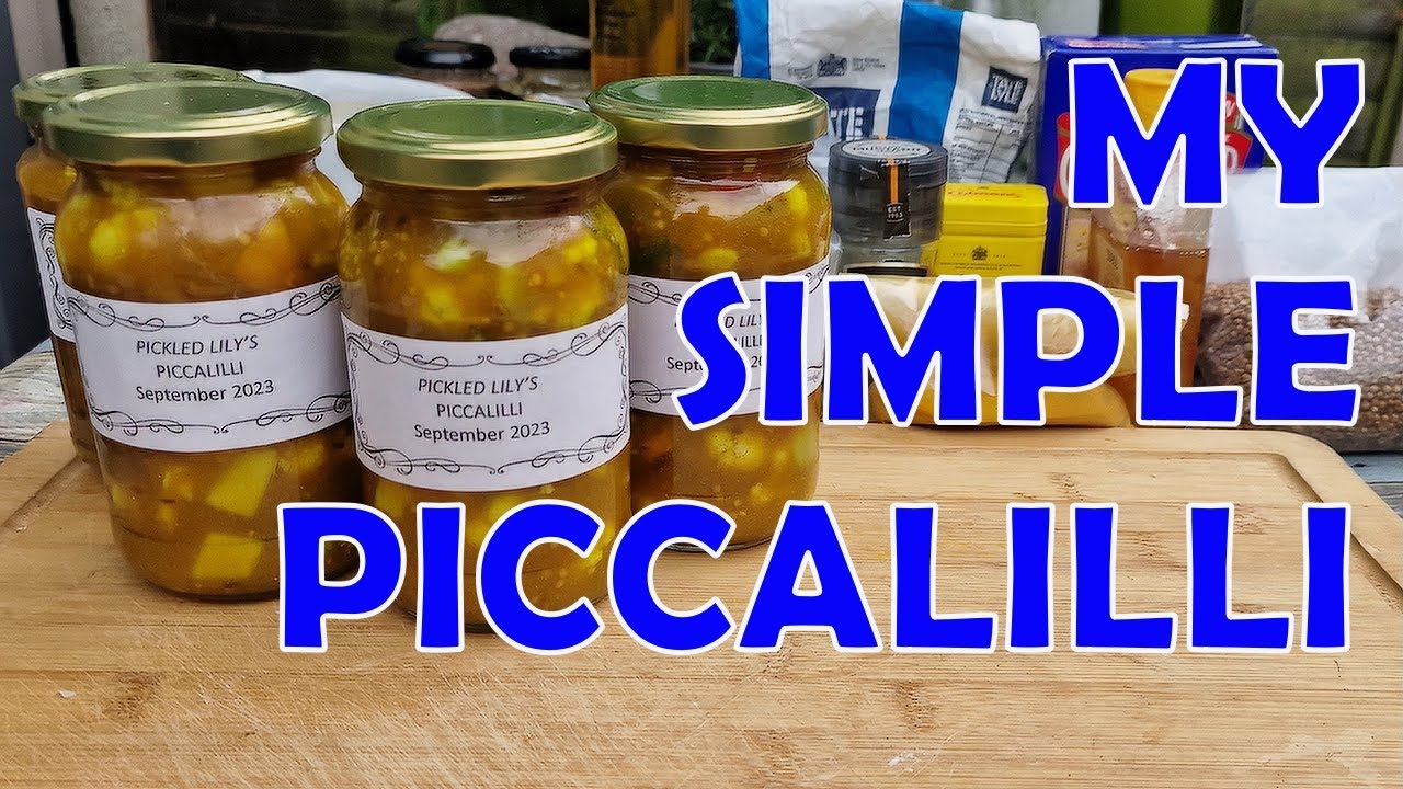 My CRUNCHY Piccalilli - So Simple to Make! - YouTube