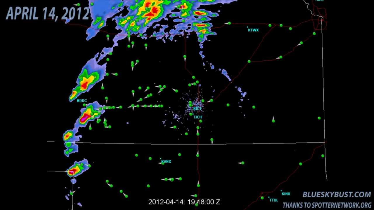 Spotter Network Antcam for April 14, 2012 Outbreak - YouTube