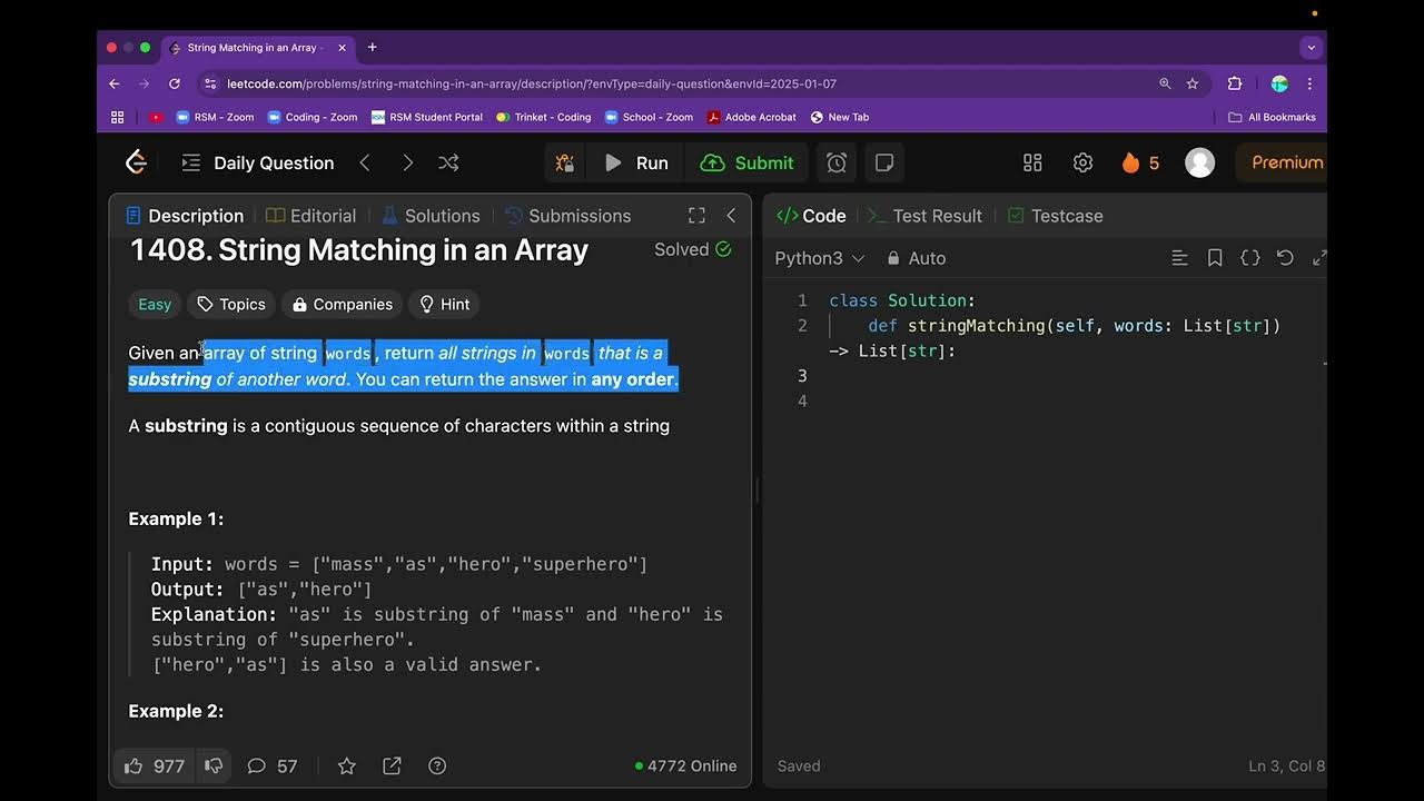 String Matching in an Array - YouTube