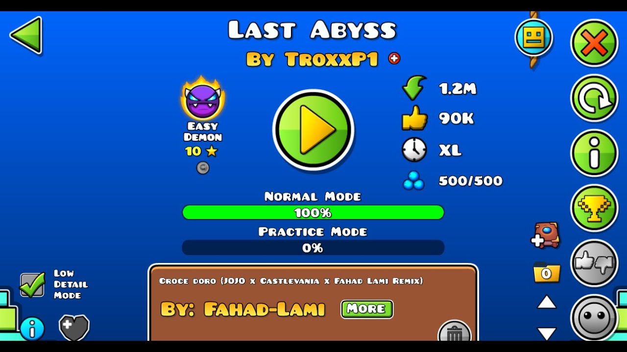 Last Abyss GD 100% [3 intentos] - YouTube