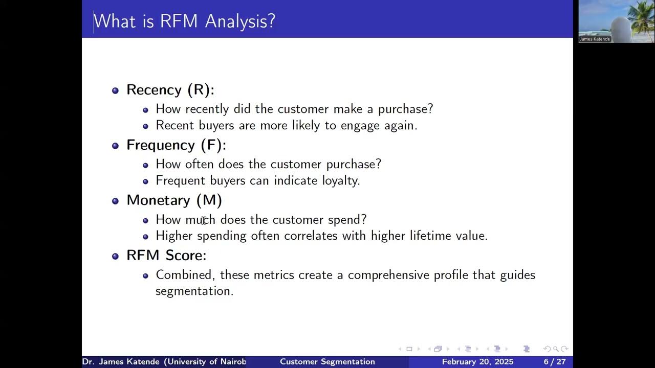 Customer Segmentation With Machine Learning using RFM and K-Means - YouTube