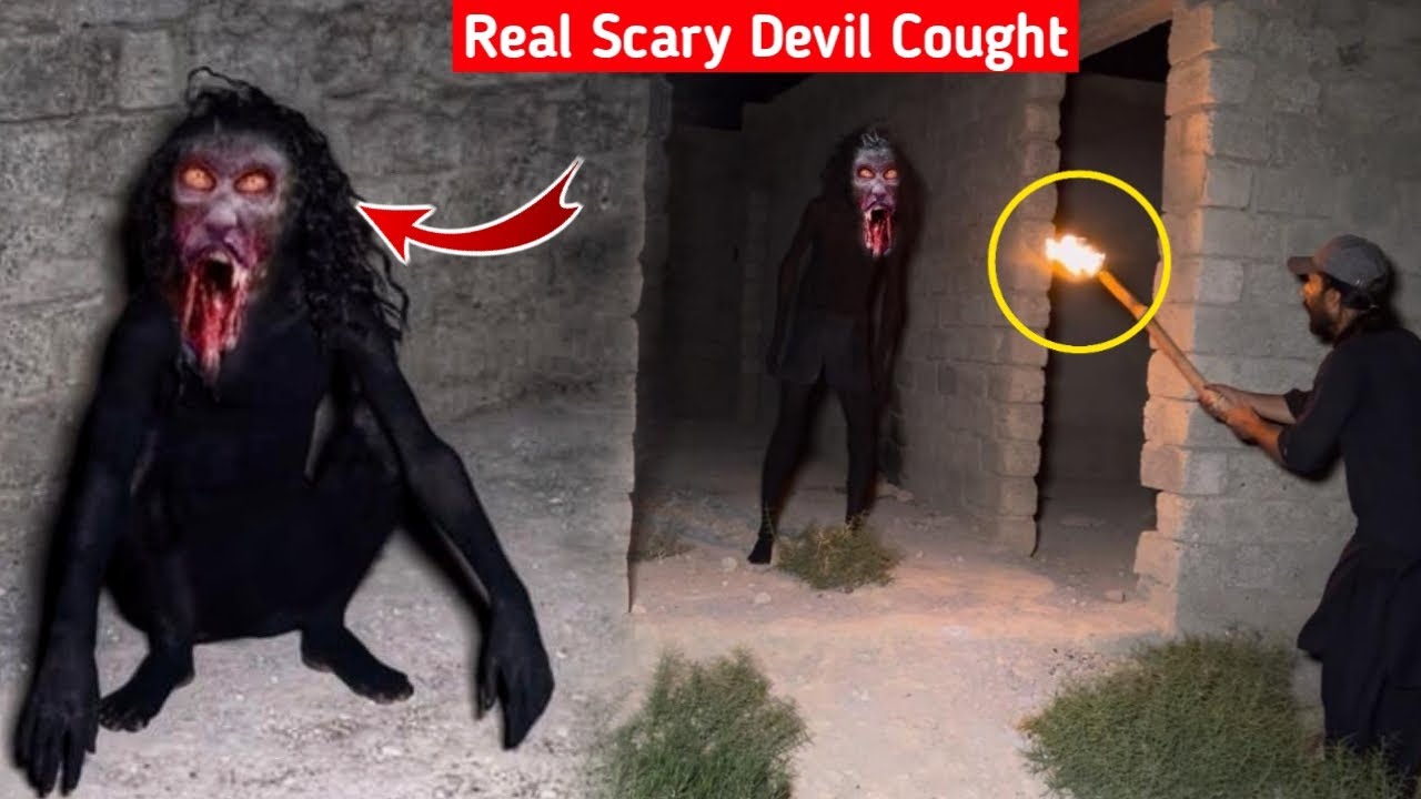 Real Black Devil Capture Final |Strange Man On a Forest Road|Scary ...