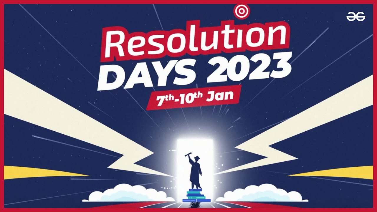 GeeksforGeeks Resolution Days 2023 | Never Before Seen Offers! - YouTube