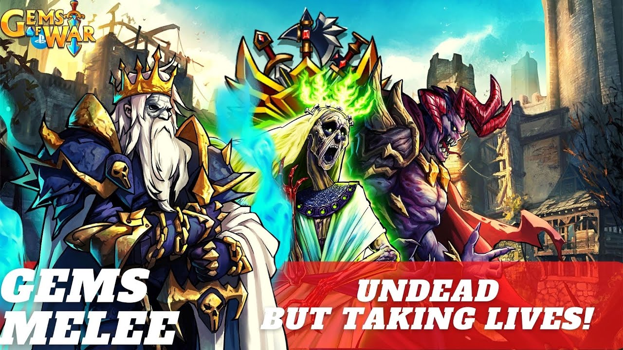 Gems of War | Undead But Taking Lives | full Undead team gameplay ...