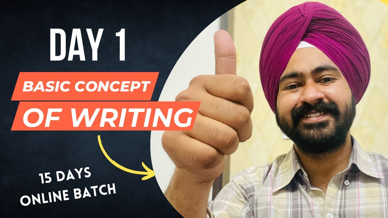 Day 1 - Writing. Class New Online Batch / Whatsapp 8168321916 to join # ...