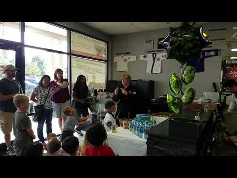 Jackcity12 happy 5th birthday blows out candle