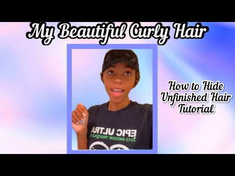 How to Hide Unfinished Hair Tutorial - YouTube