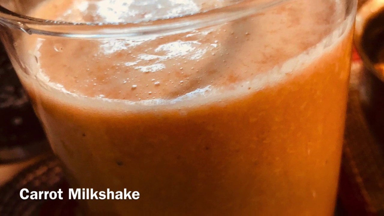 Carrot Milkshake - YouTube