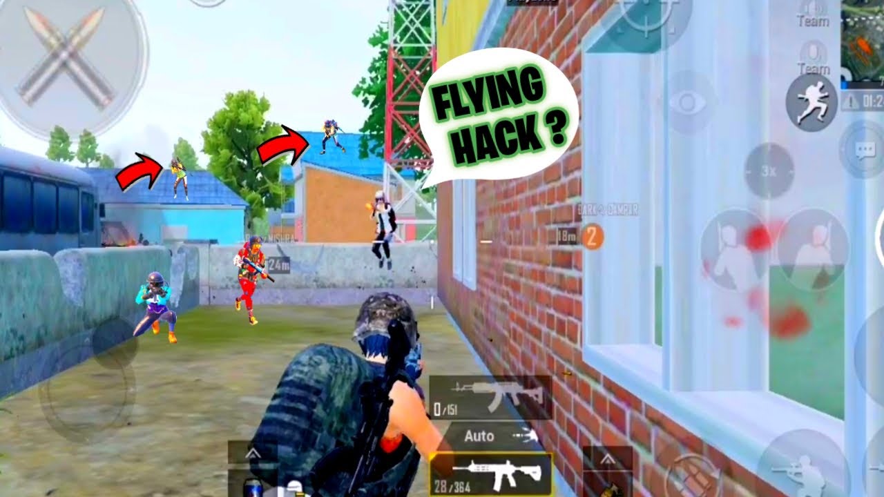 Are You Using Flying Hack ? | Hacker In Pubg Mobile ? | - PUBGM ( HINDI ...