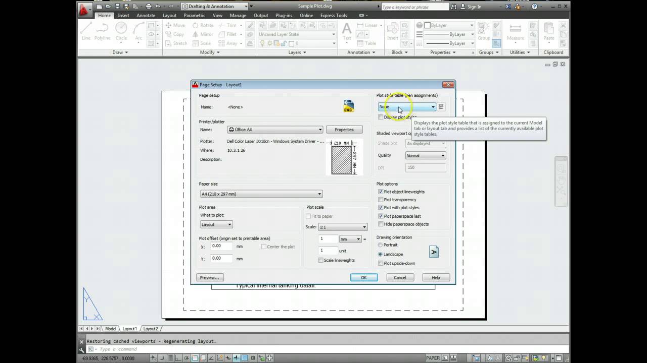 Set up page and plot scale - YouTube
