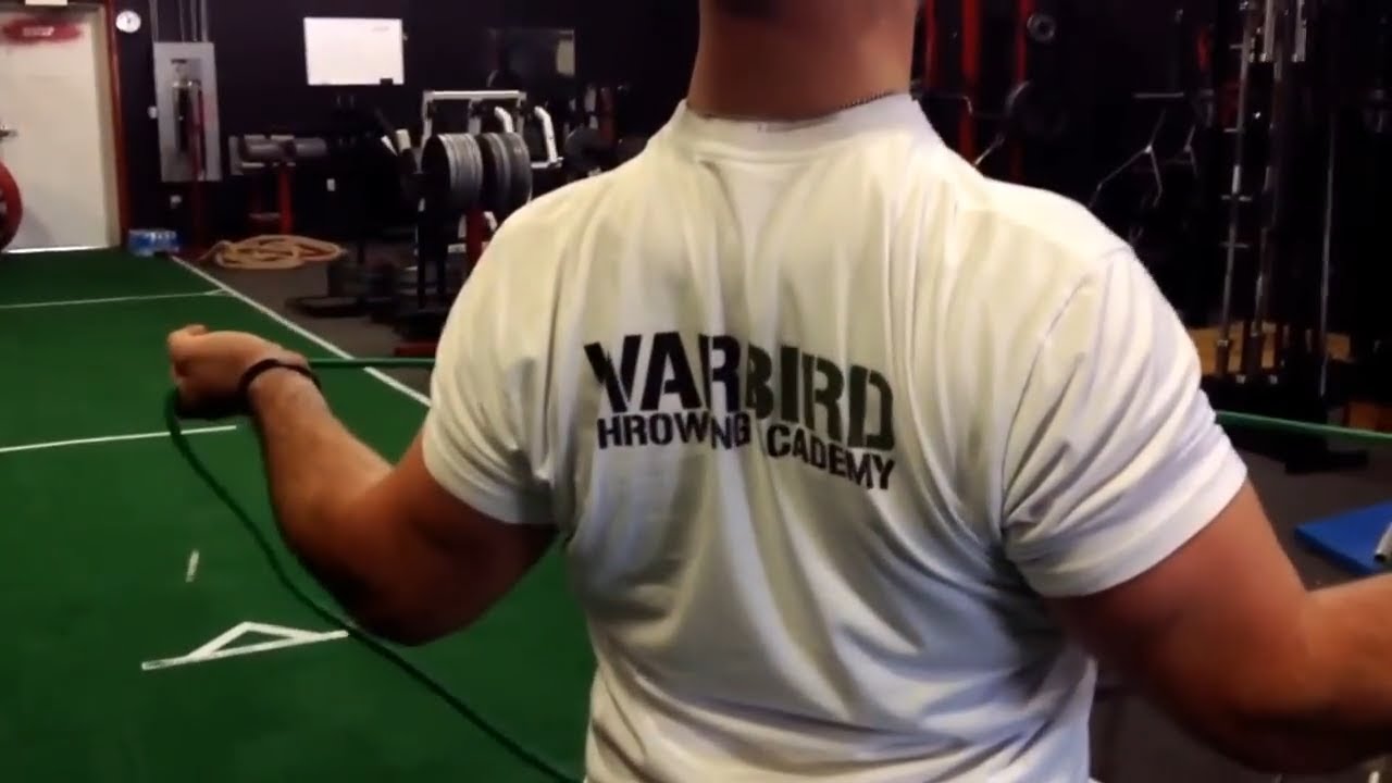 No Money Shoulder Exercise for Baseball - YouTube