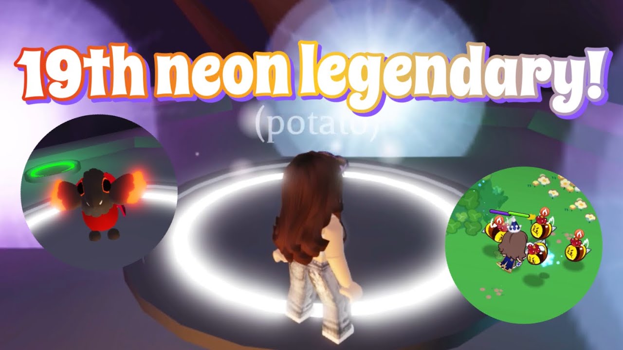 making my 19th neon legendary in adopt me! (+ other neons, hatching ...