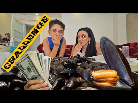 EFE İLE PARA ÖDÜLLÜ MİDYE YEME CHALLENGE !!