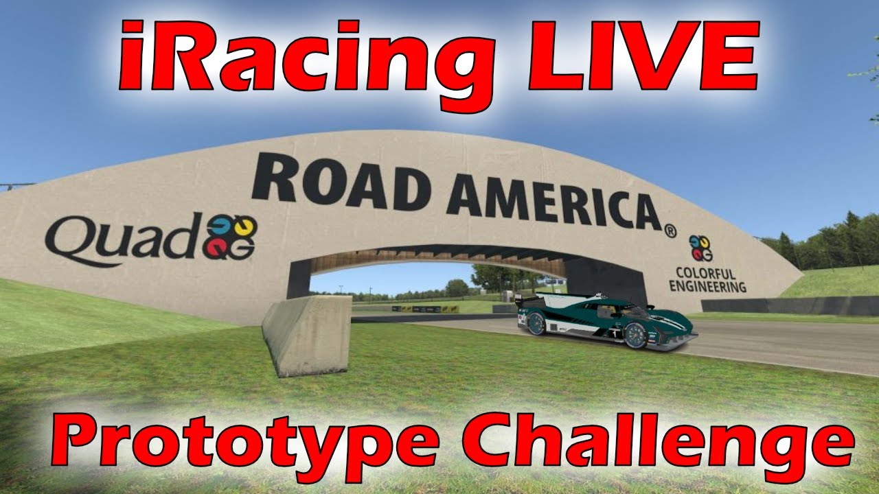 iRacing @ Road America Prototype Challenge Endurance Race LIVE - YouTube