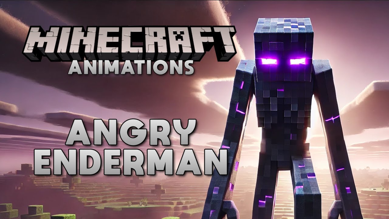 Angry Enderman [Minecraft Animations - Hard Mobs Life series] - YouTube