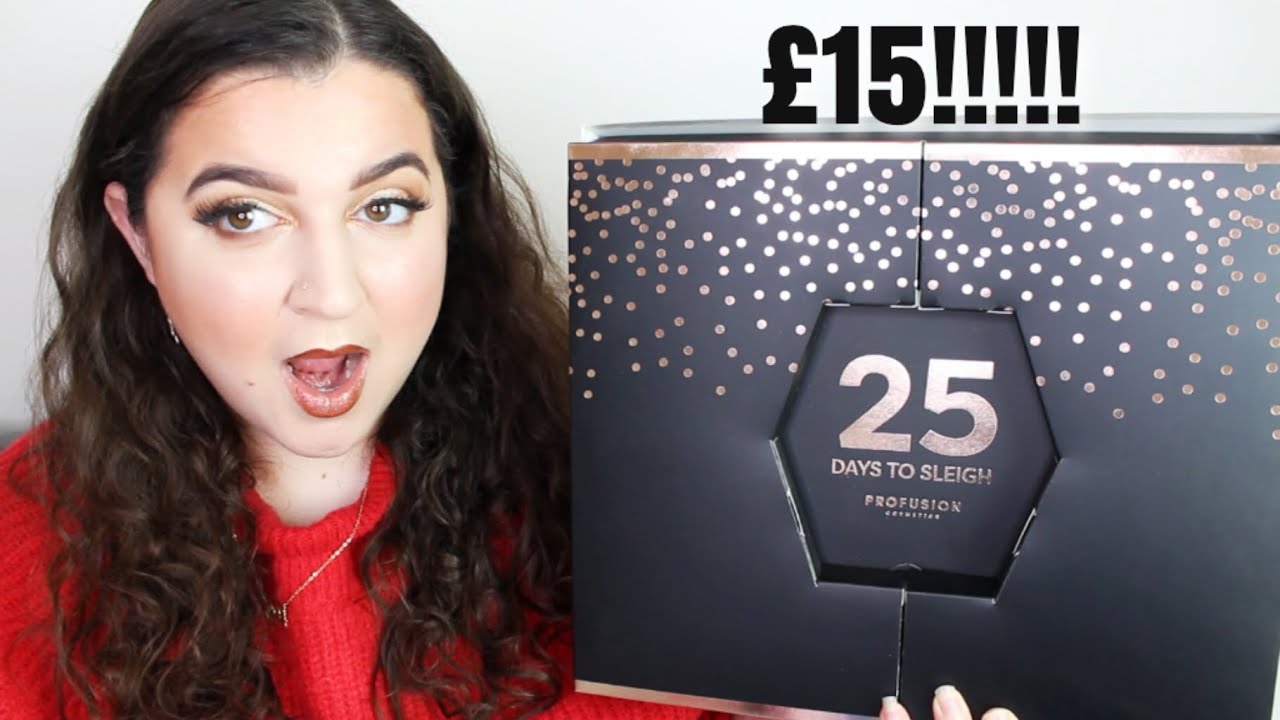 PROFUSION ADVENT CALENDAR UNBOXING 2020 | LIZZIE DEMETRIOU - YouTube