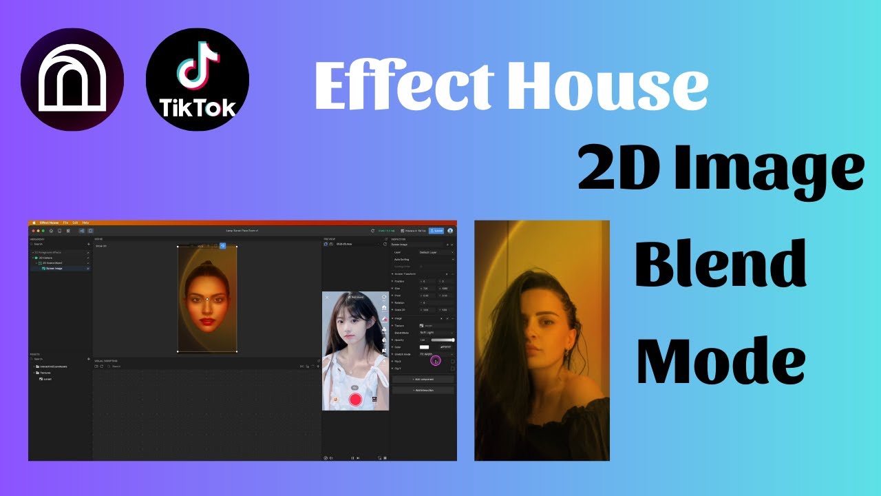Làm hiệu ứng 2D Image trong TikTok Effect House | Tutorial 2D Image ...