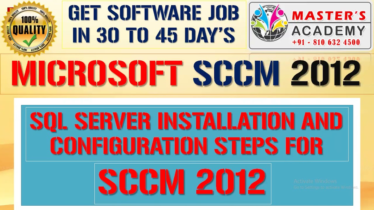 SCCM Training Videos | Microsoft SCCM Training Videos | SCCM Training ...