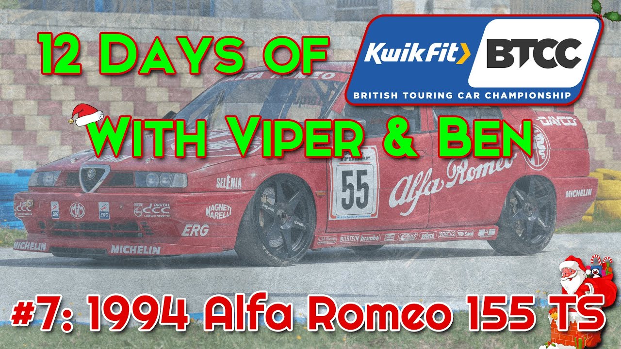 12 Days of BTCC - #7: 1994 Alfa Romeo 155 TS - YouTube