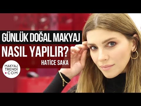 2018 GÜNLÜK DOĞAL MAKYAJ NASIL YAPILIR? #makyaj