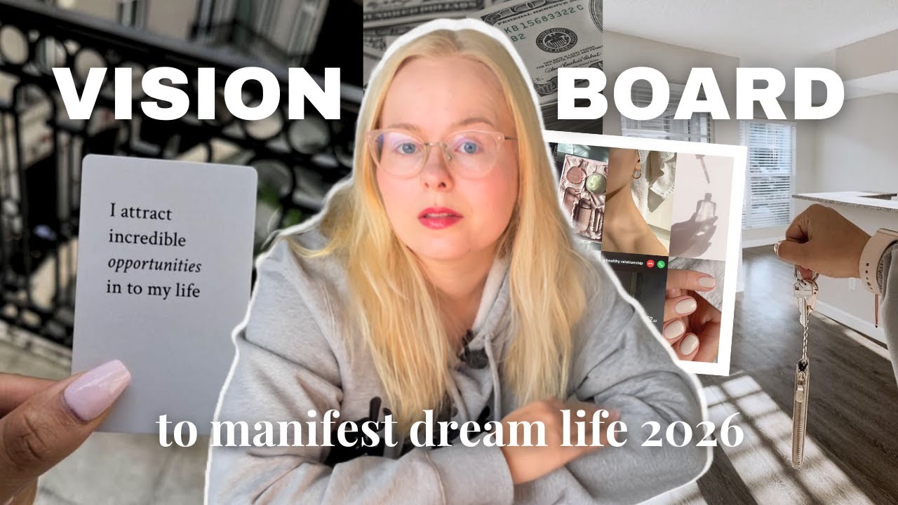 create a 2025 VISION BOARD to visualize your future! 🔮 - YouTube