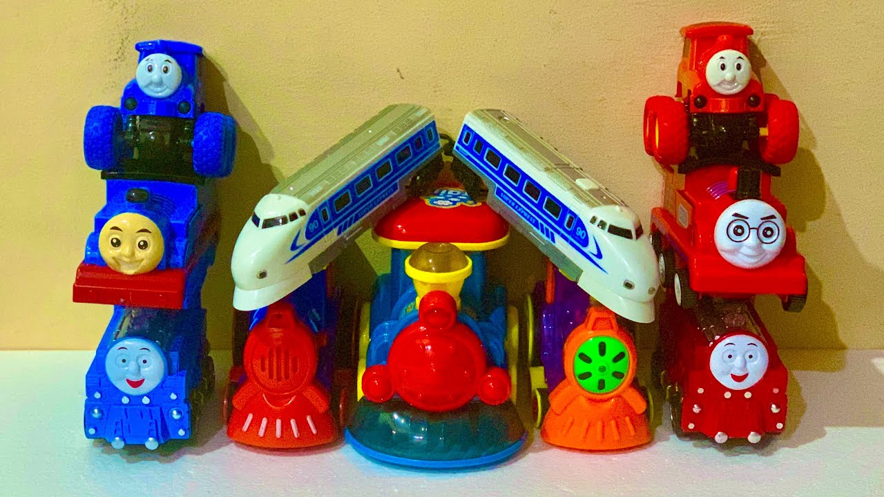 Assembling a collection of Steam Thomas Trains, Domino Train, Express ...