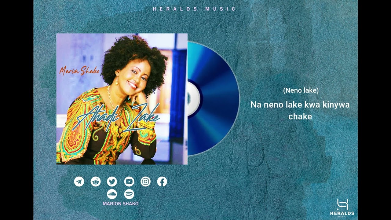 Ahadi Zake - Marion Shako Audio video - YouTube