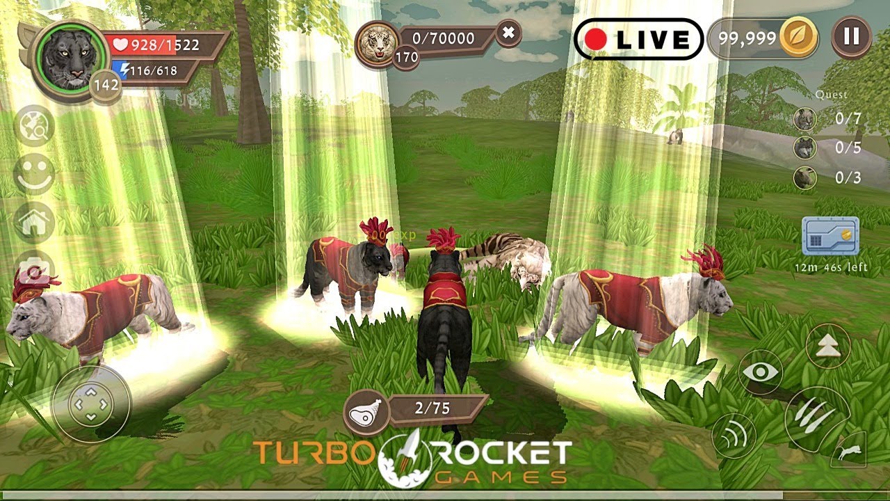 🔴 LIVE | WildCraft: Animal Sim Online 3D | LVL Tiger & Transformation ...
