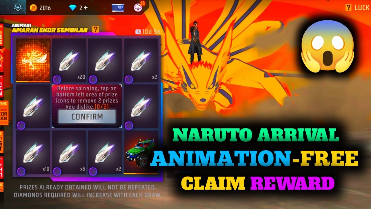 Arrival Animation Naruto Special Claim Free reward+Naruto Chapter 2 ...