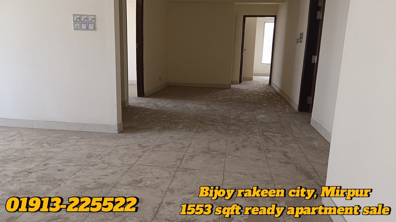 Mirpur rakeen city flat sale || 1553 sft flat sale in mirpur rakeen ...