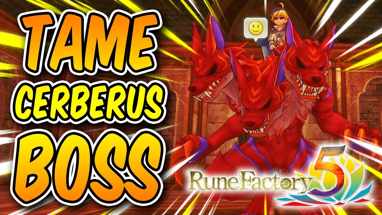 RUNE FACTORY 5 How To Tame/Catch Cerberus Boss - YouTube